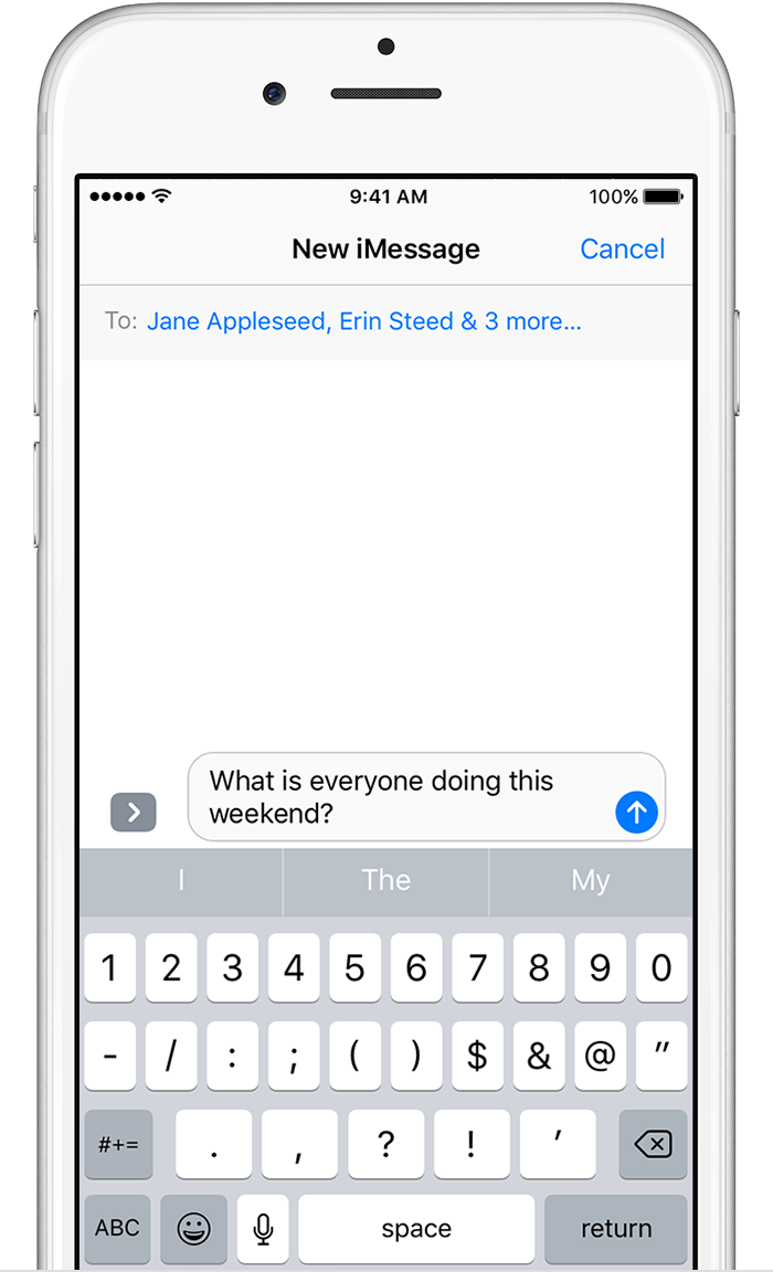 Send A Group Message On Your IPhone IPad Or IPod Touch Apple Support