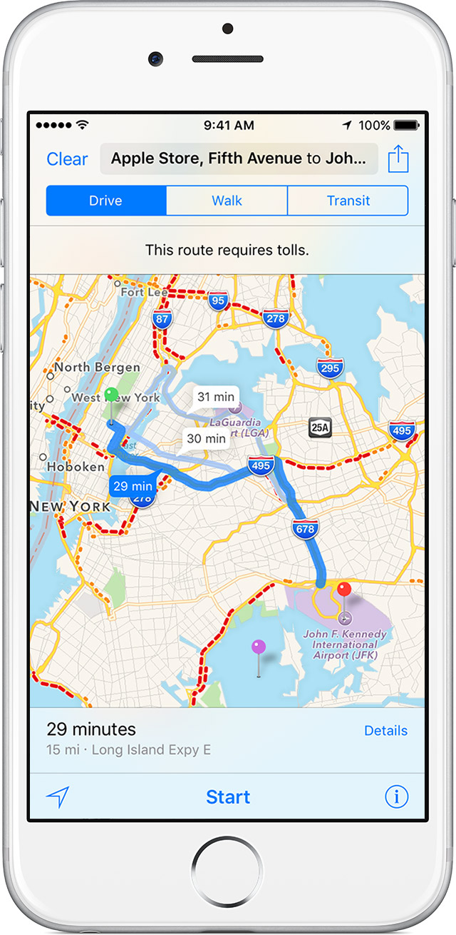 Use Maps On Your IPhone IPad Or IPod Touch Apple Support