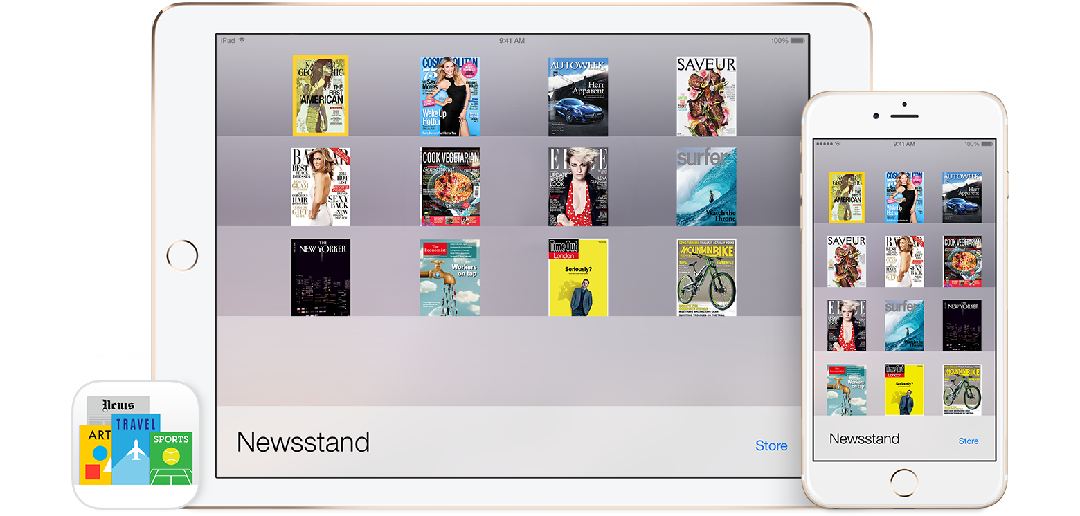 Use Newsstand on your iOS device - Apple Support
