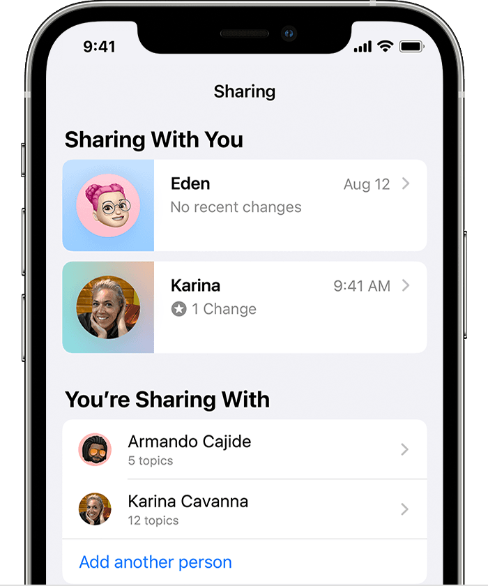 Health Info Sharing - Apple Community
