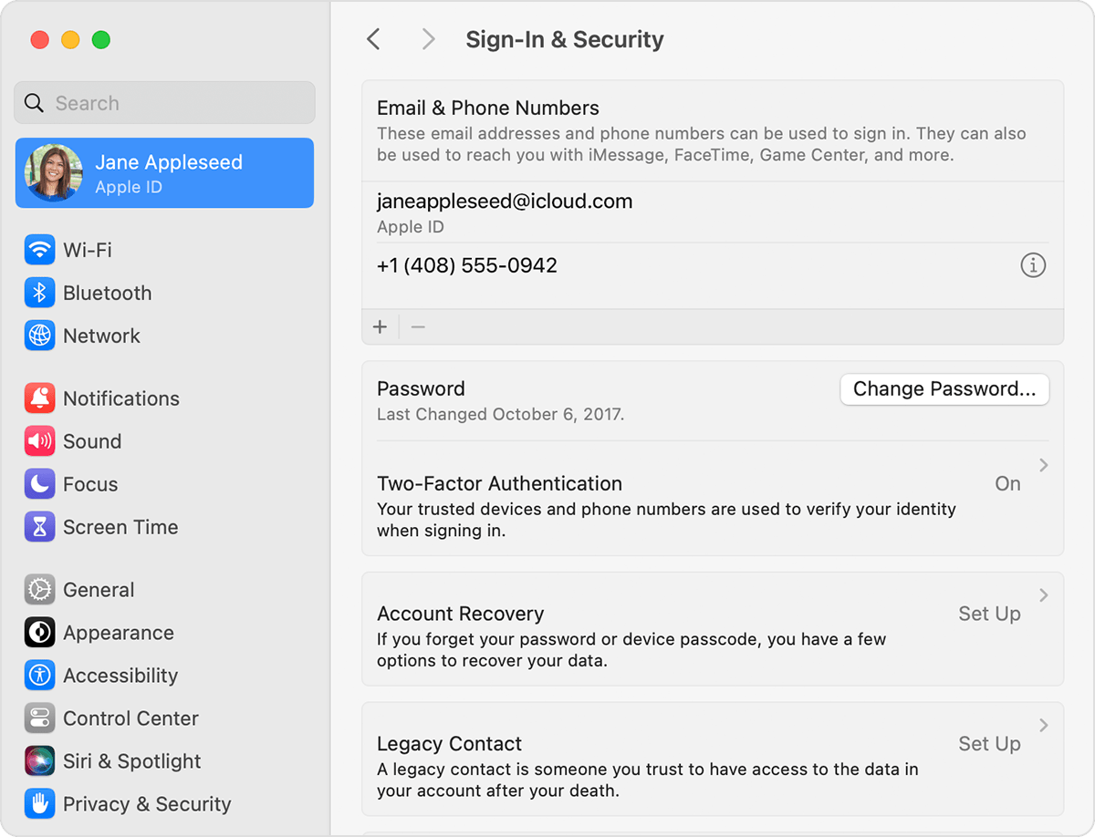 Change Your Apple ID Password Apple Support