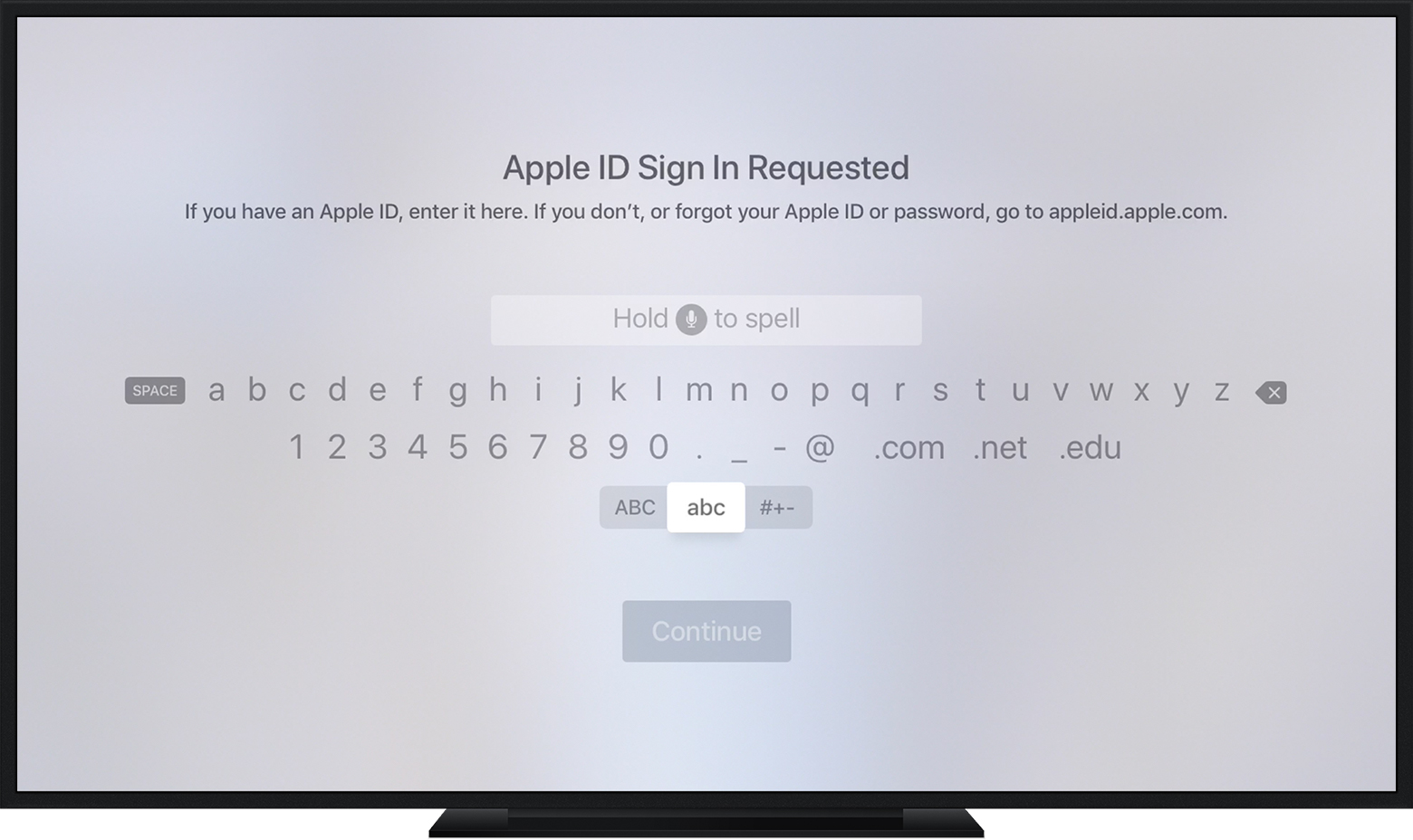 Enter Text On Your Apple TV Apple Support