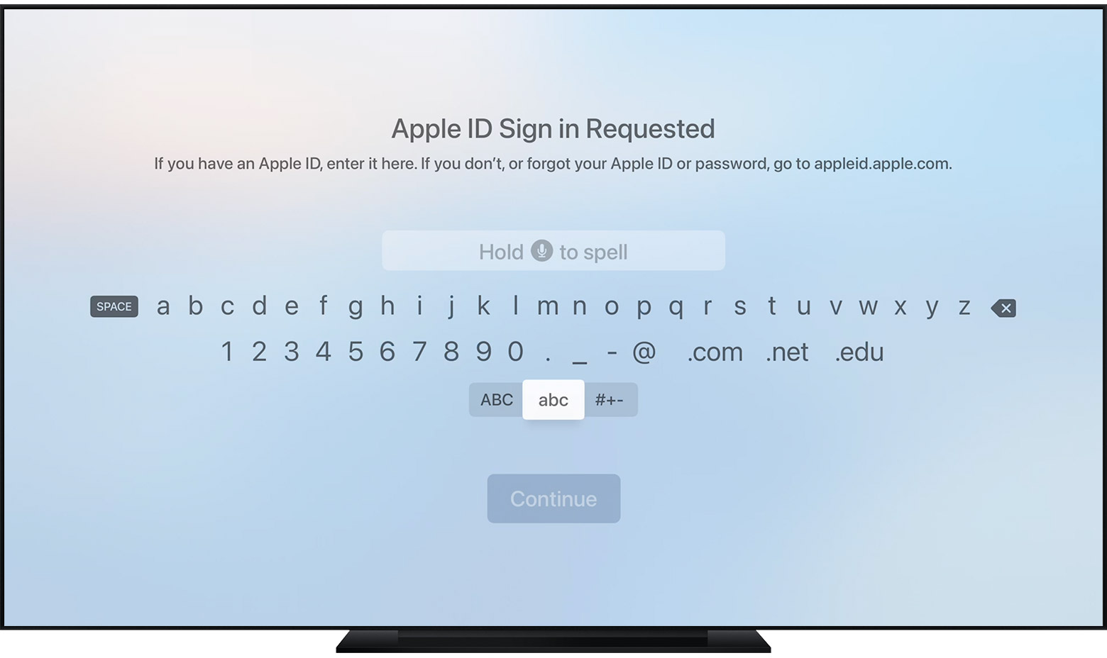 Enter Text On Your Apple TV Apple Support