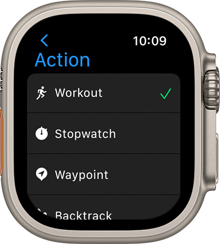 Use The Action Button On Apple Watch Ultra Apple Support UK 