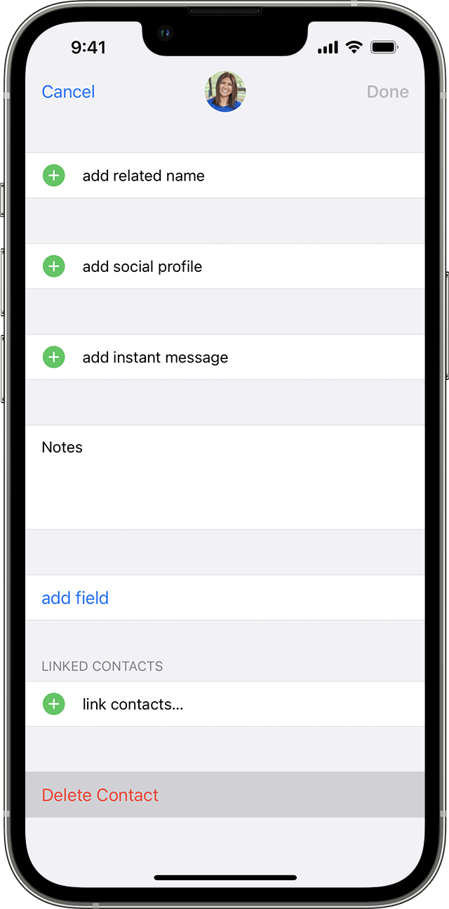 Manage And Delete Contacts On Your IPhone Or IPad Apple Support UK 