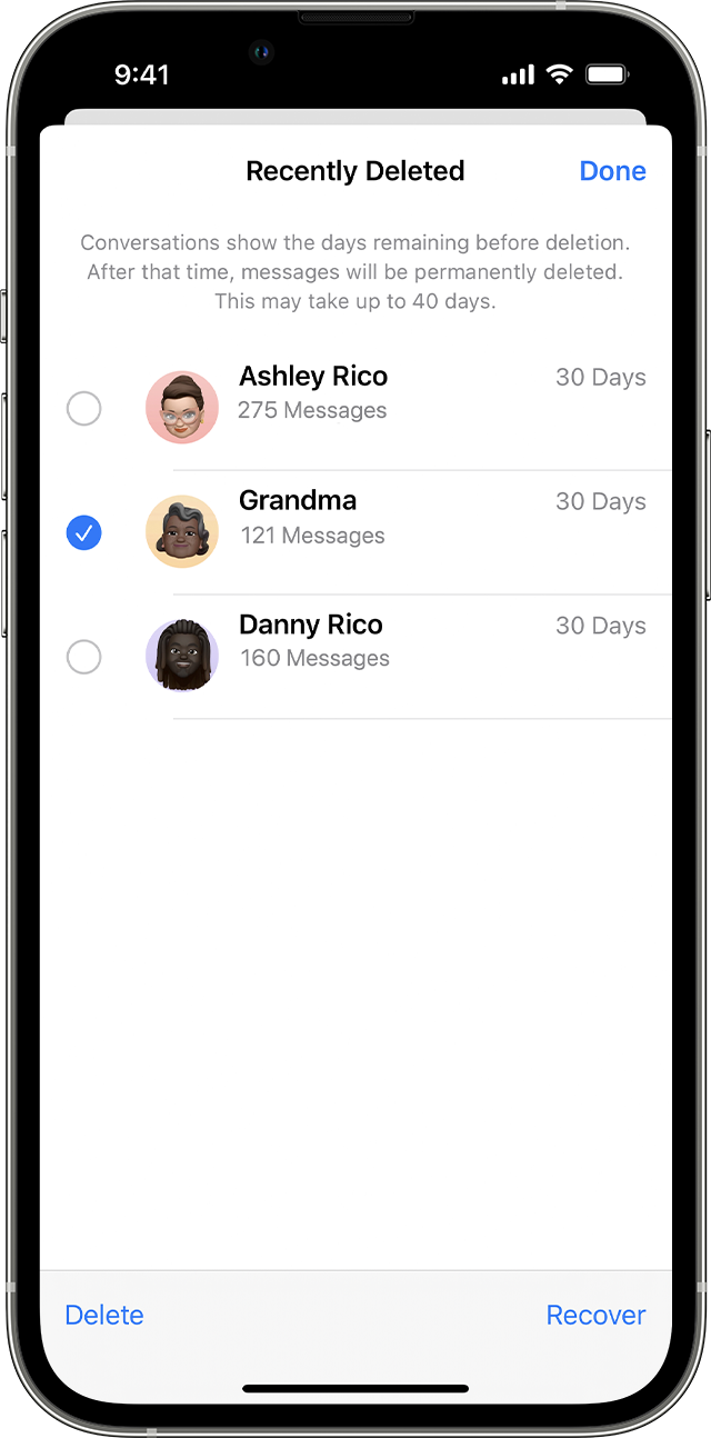 Recover Deleted Text Messages On Your IPhone Or IPad Apple Support