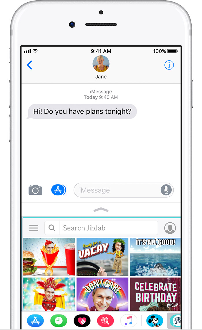 Use iMessage apps on your iPhone, iPad, and iPod touch - Apple Support