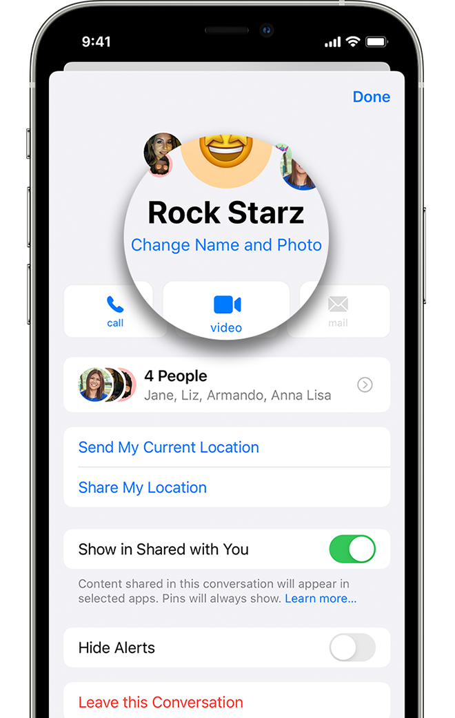 Name A Group Text Message On Your IPhone IPad Or IPod Touch Apple
