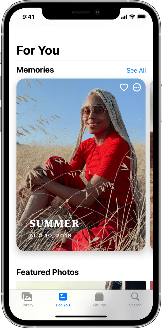 Use Memories In Photos On Your IPhone IPad Or IPod Touch Apple Support