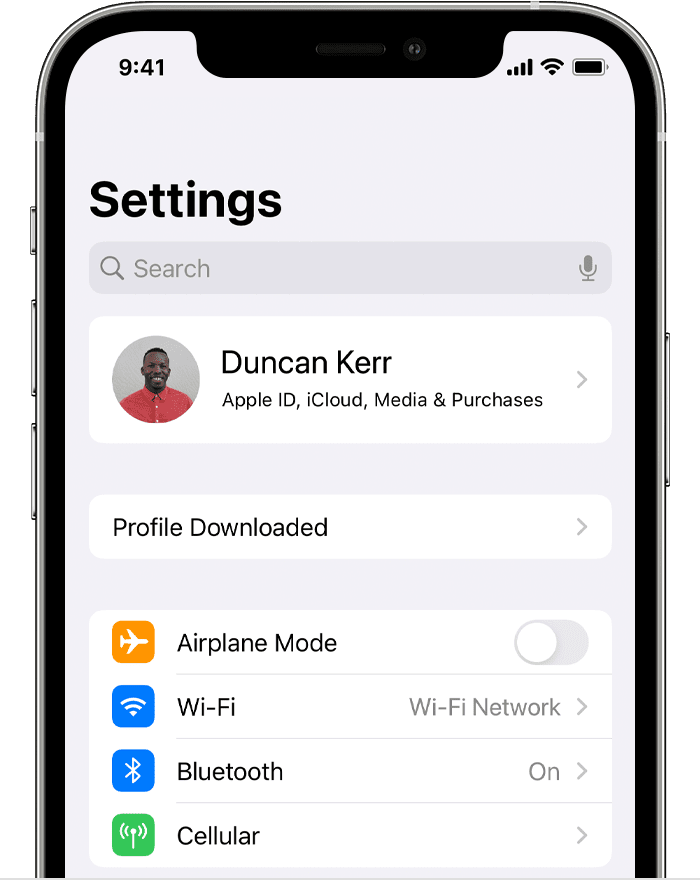 Install A Configuration Profile On Your IPhone Or IPad Apple Support AU 