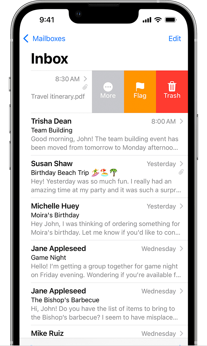 Use mailboxes to organize email on your iPhone or iPad - Apple Support