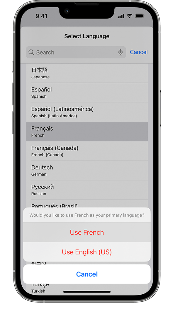 W hlen Kalt Bitte Change Iphone Language Inlay Grad Celsius Tsunami