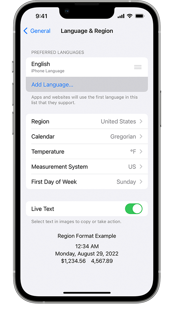 Change The Language On Your IPhone Or IPad Apple Support
