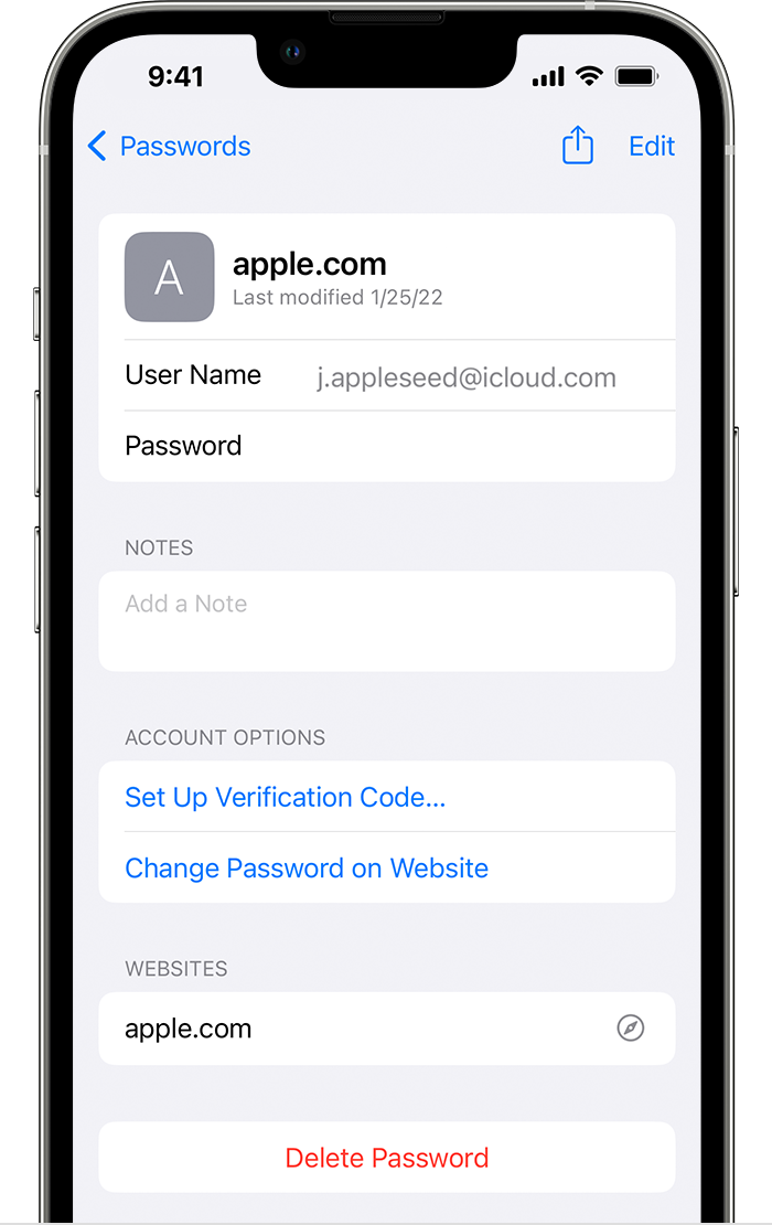 Cannot Find My Password On Iphne 13 Pro Apple Community
