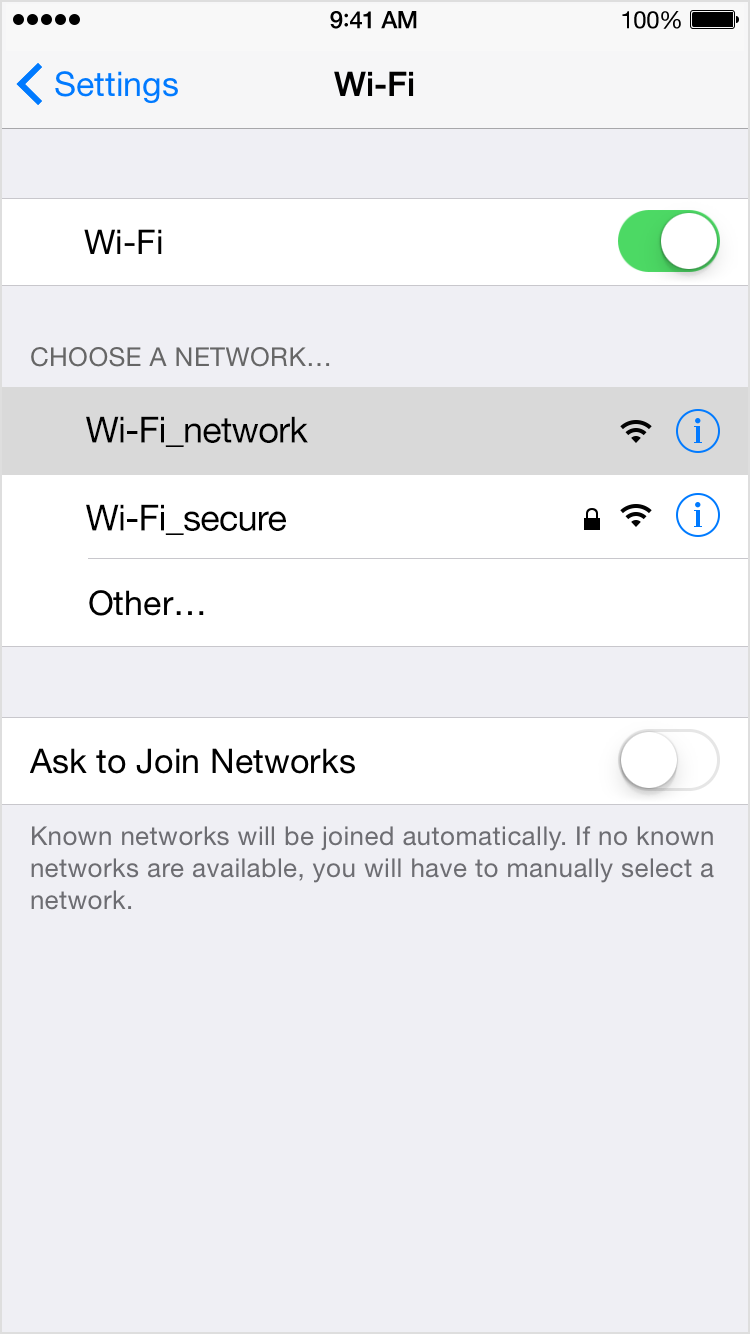 Connexion à un réseau Wi-Fi sur votre iPhone, iPad ou iPod touch ...
