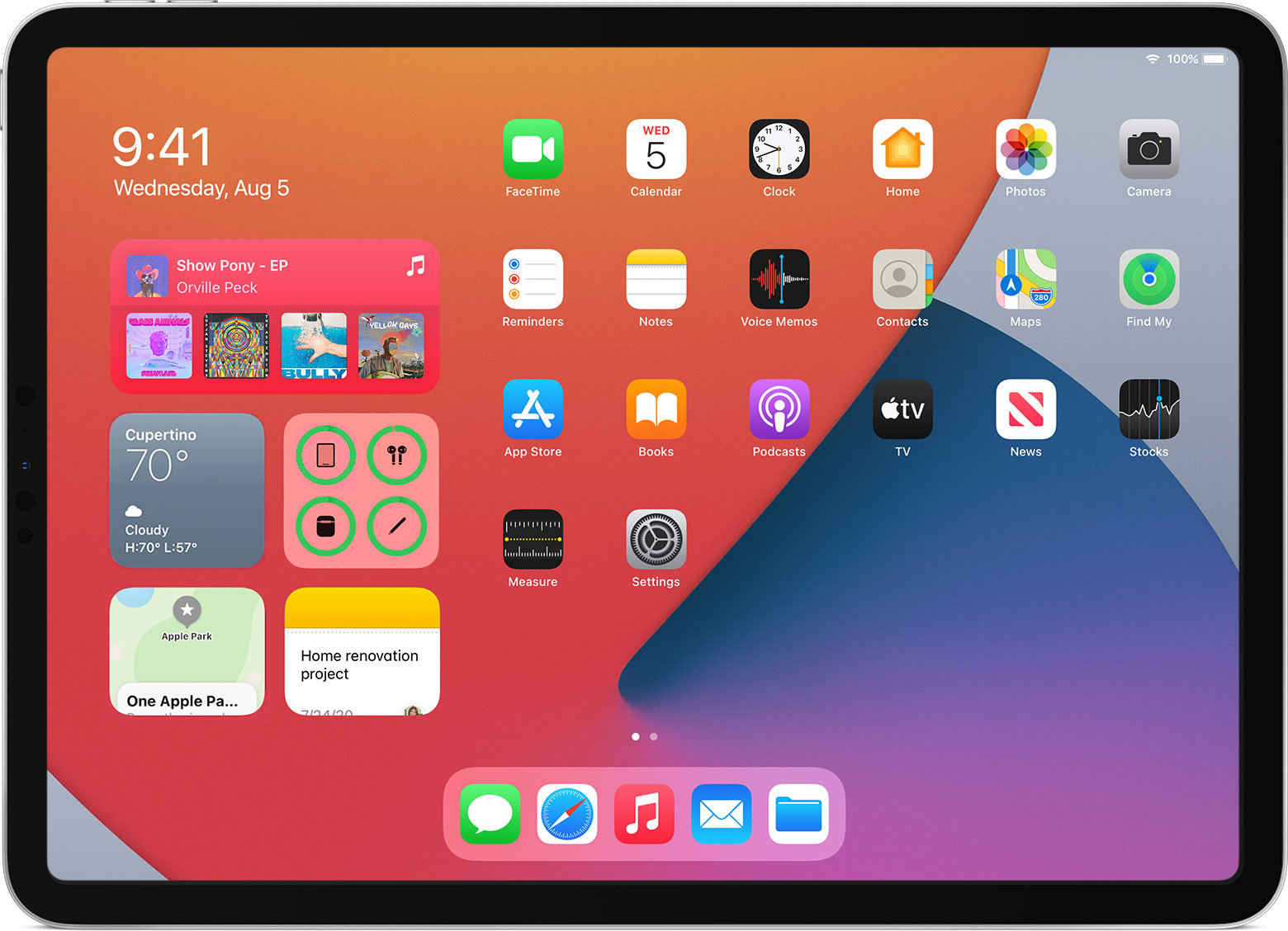 Use Widgets On Your IPad Apple Support