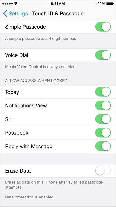 About iOS passcodes - Apple Support