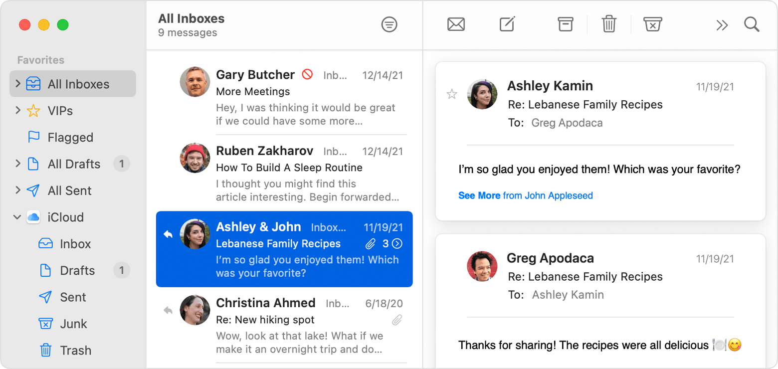 Organize Email On Your Mac Apple Support MY 