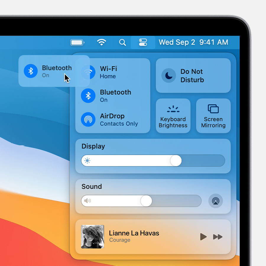 Use Control Center On Your Mac Apple Support