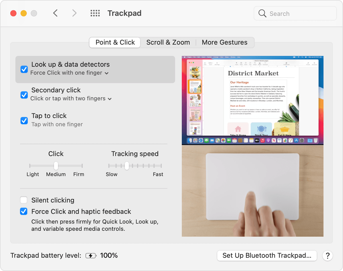 How To Use The Force Touch Trackpad Apple Support