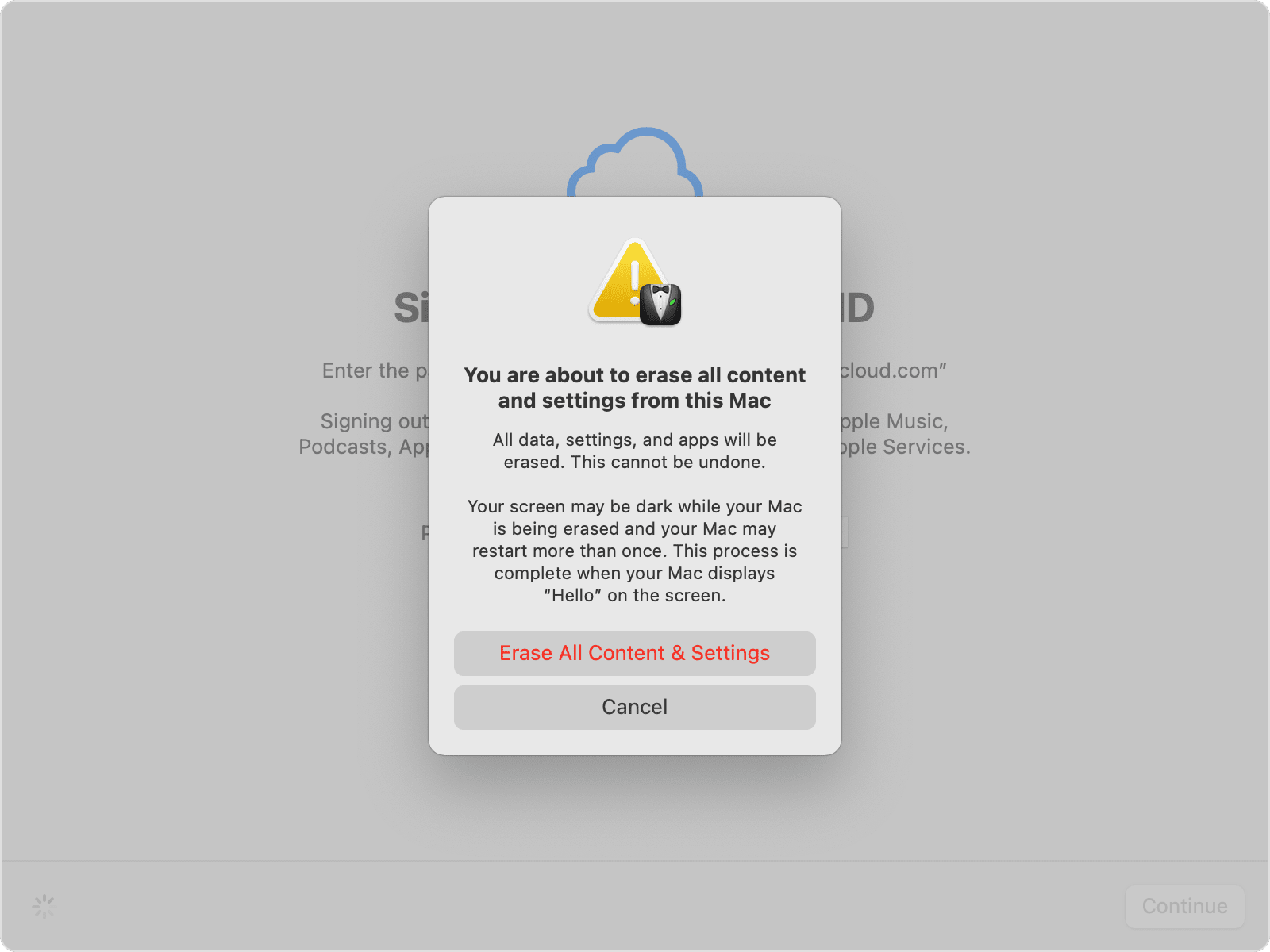 Erase Your Mac And Reset It To Factory Settings Apple Support