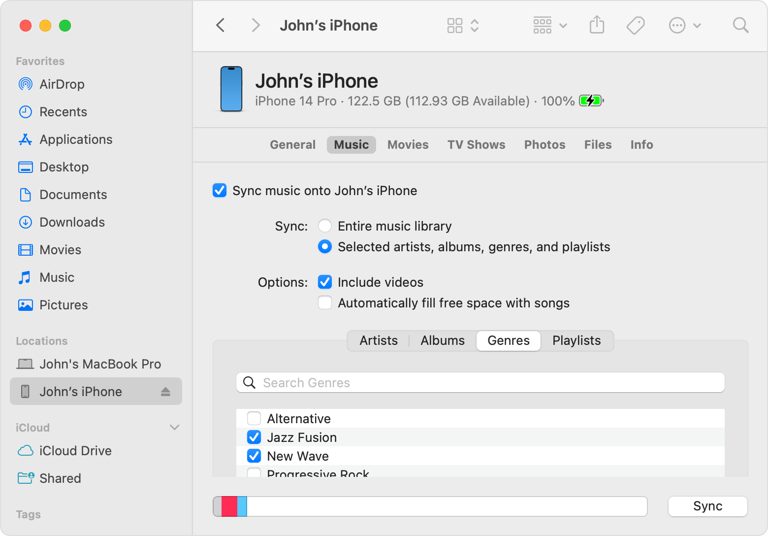 Use The Finder To Sync Your IPhone IPad Or IPod Touch With Your Mac