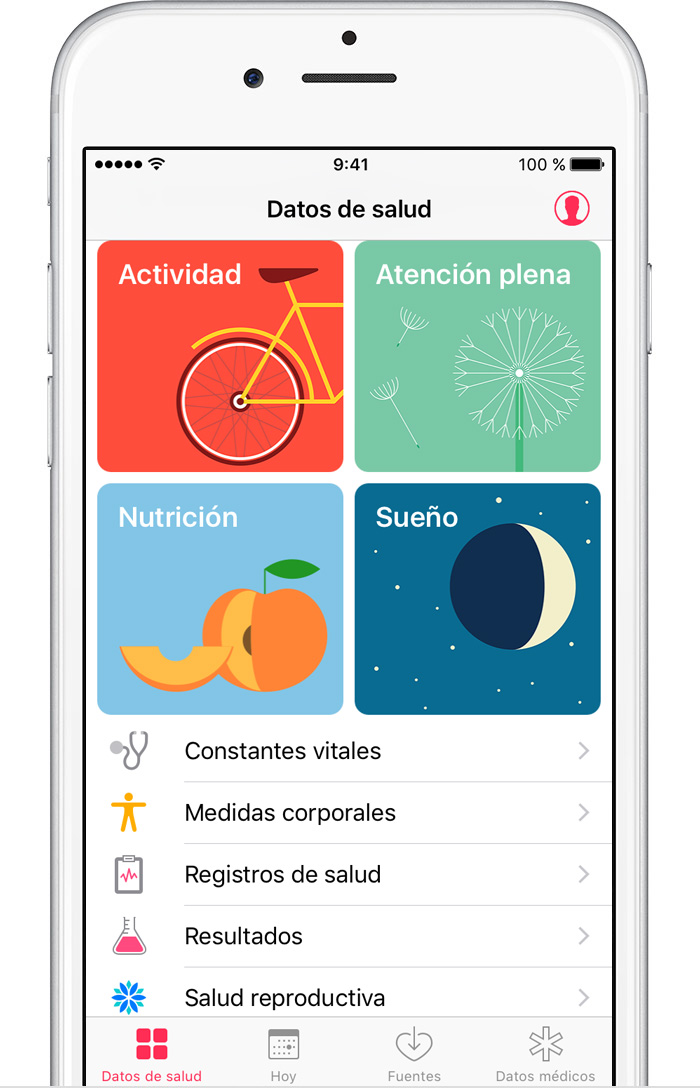 Usar la app Salud en el iPhone o iPod touch - Soporte técnico de Apple