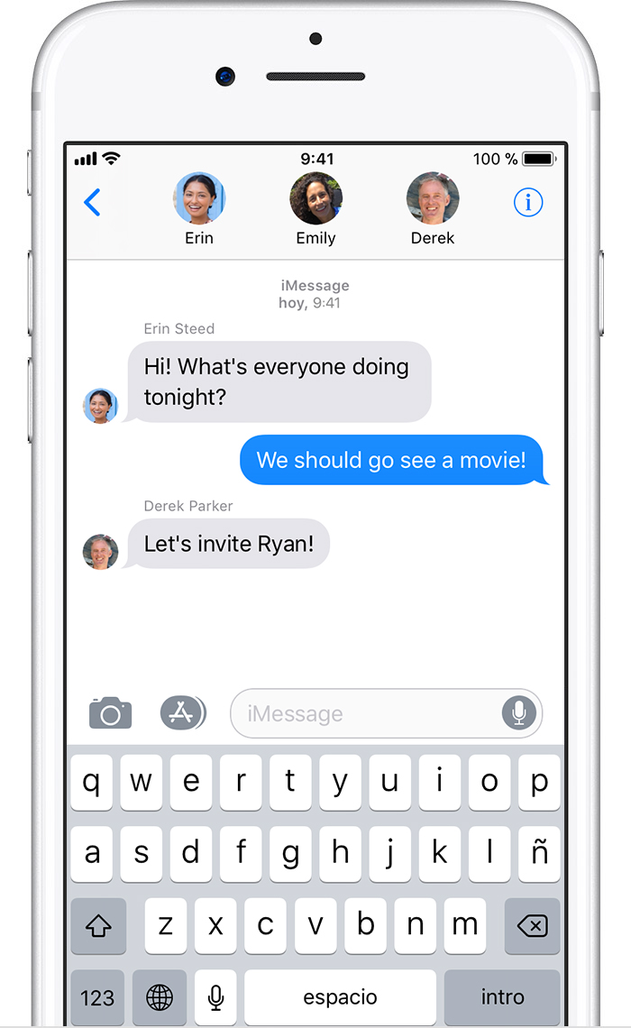 Cómo enviar un mensaje en grupo con el iPhone, el iPad o el iPod touch ...