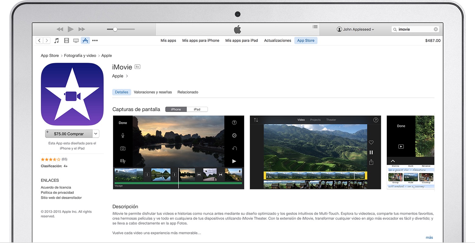 Usar App Store en los dispositivos iOS, el Apple TV o la computadora ...