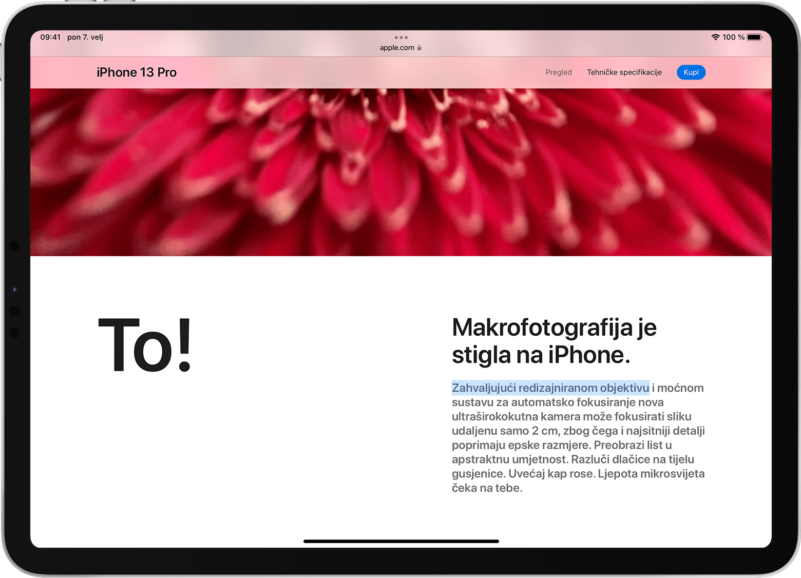 Uporaba Bluetooth Mi a Ili Dodirne Povr ine Uz IPad Ure aj Apple Podr ka HR 