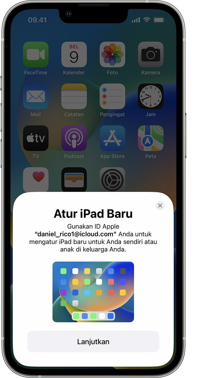 Menggunakan Mulai Cepat untuk mengatur iPhone atau iPad anak - Apple ...