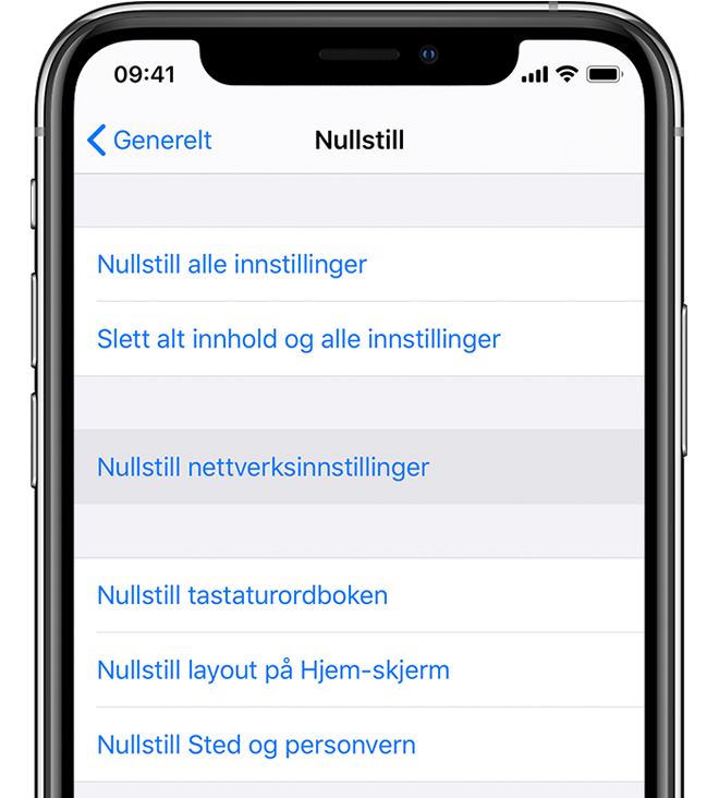 Hvis iPhone, iPad eller iPod touch ikke får forbindelse med et Wi-Fi-nettverk - Apple-kundestøtte