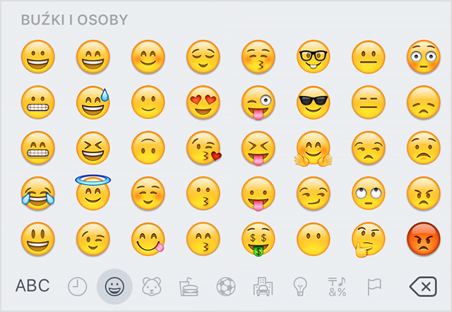 Używanie ikon emoji (emotikonów) na telefonie iPhone, iPadzie i iPodzie ...